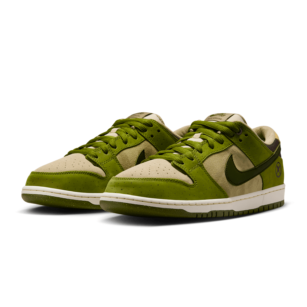 Nike Sb Dunk Low Pro Qs Yuto - Aspargus / Legion Green / Dark Khaki ...